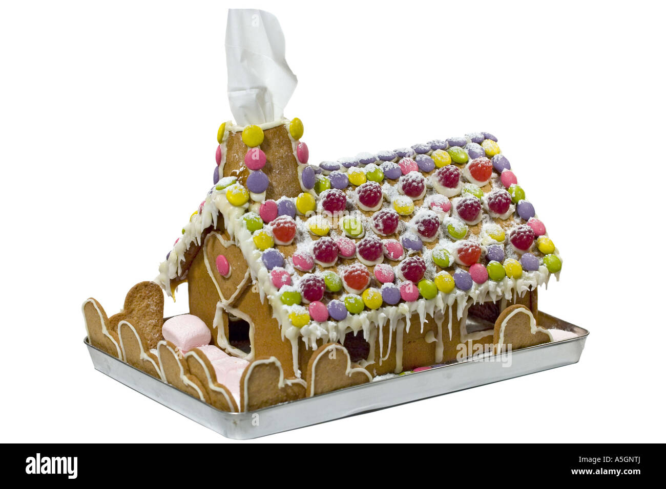 Gingerbread house cut out Cut Out Stock Images & Pictures - Alamy
