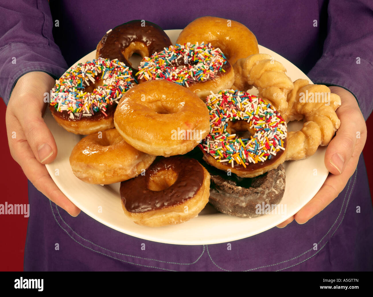 Plate Of Doughnuts