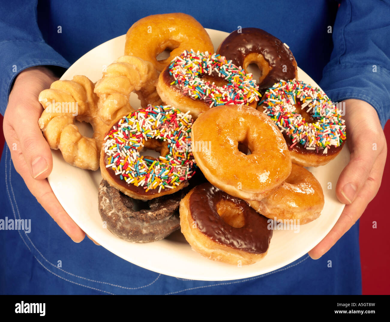 Plate Of Doughnuts