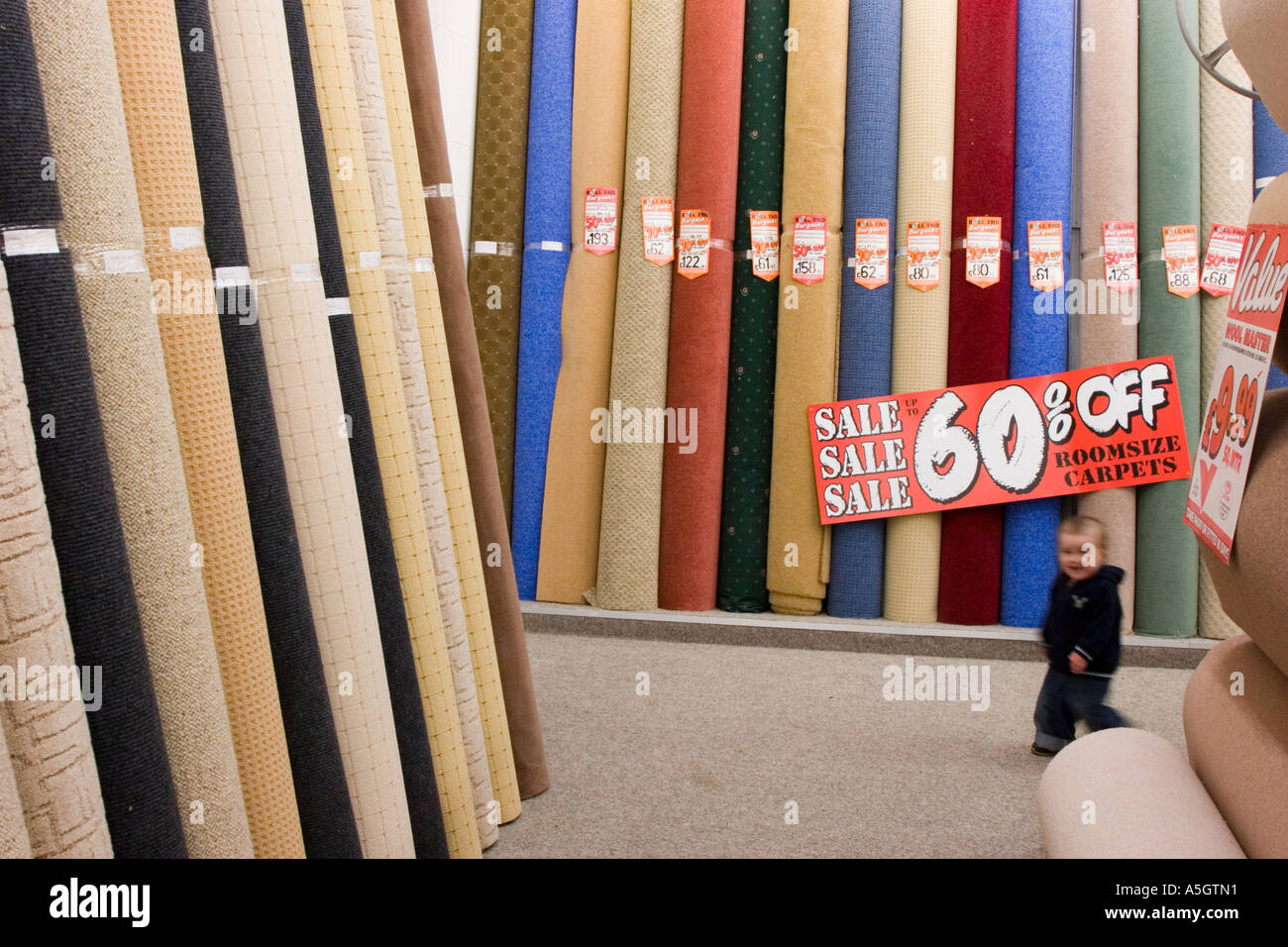 Old carpet rolls hi-res stock photography and images - Alamy