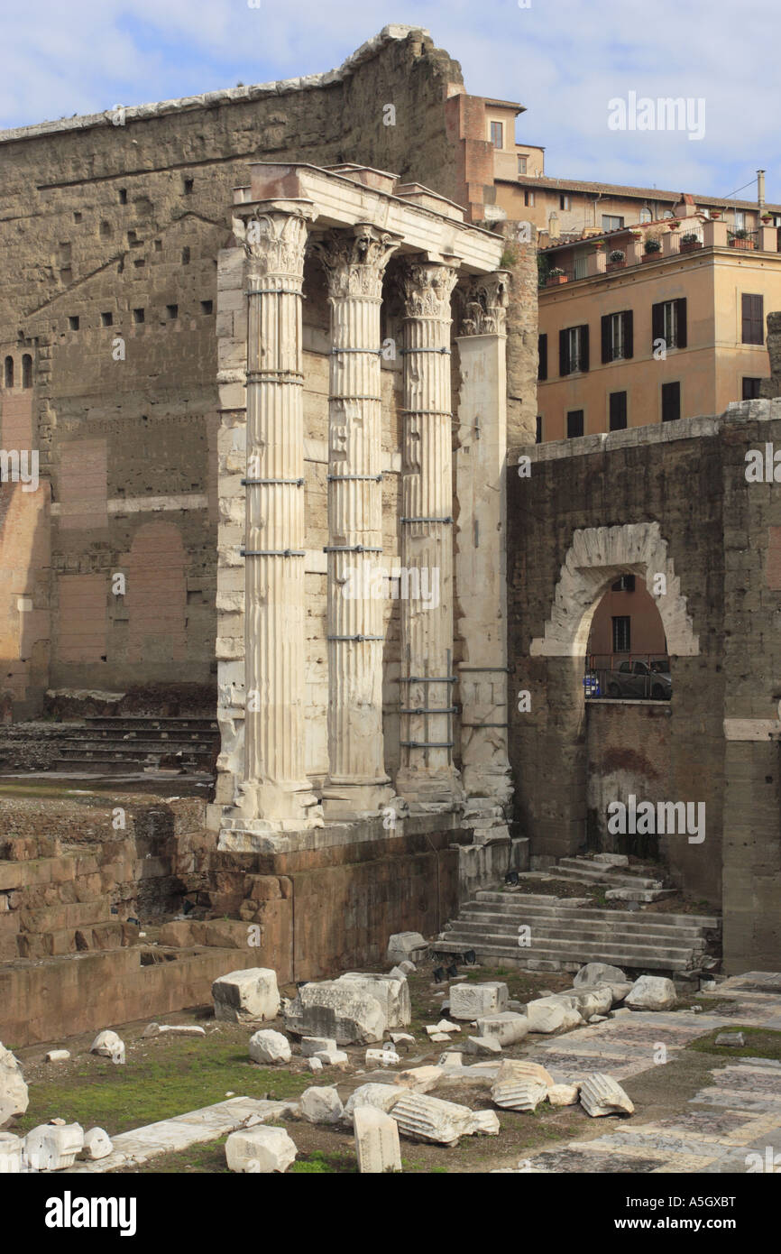 Forum of Augustus, Rome Stock Photo - Alamy