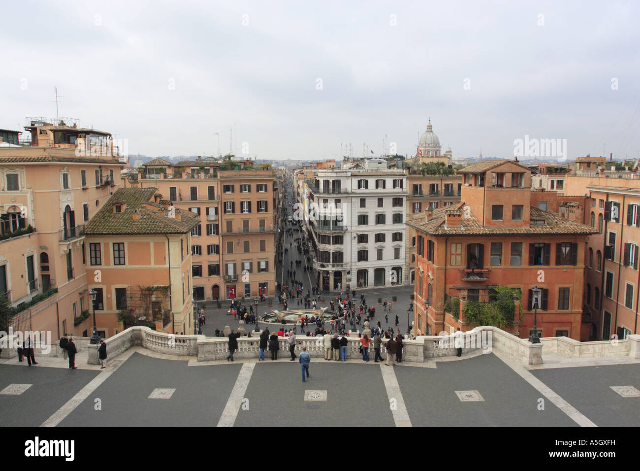 View from top of spanish steps hi-res stock photography and images - Alamy