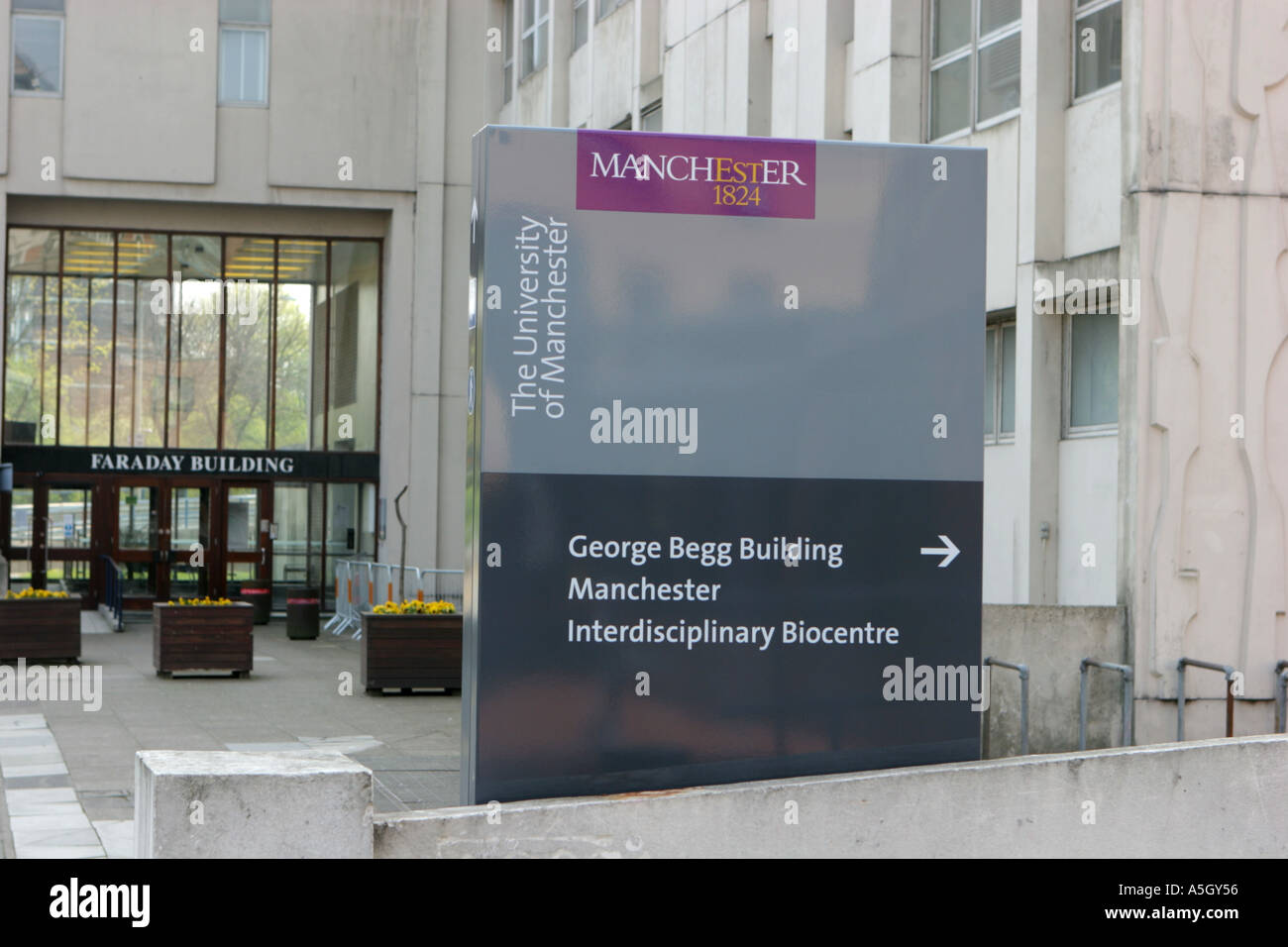 Faraday Building Sackville Street University of Manchester UK Stock ...