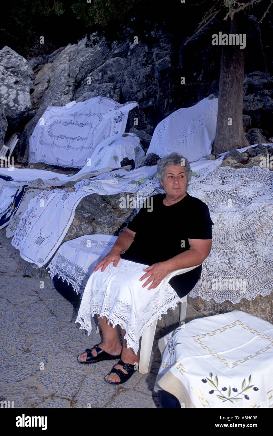 Women lindos rhodes greece hi-res stock photography and images - Alamy