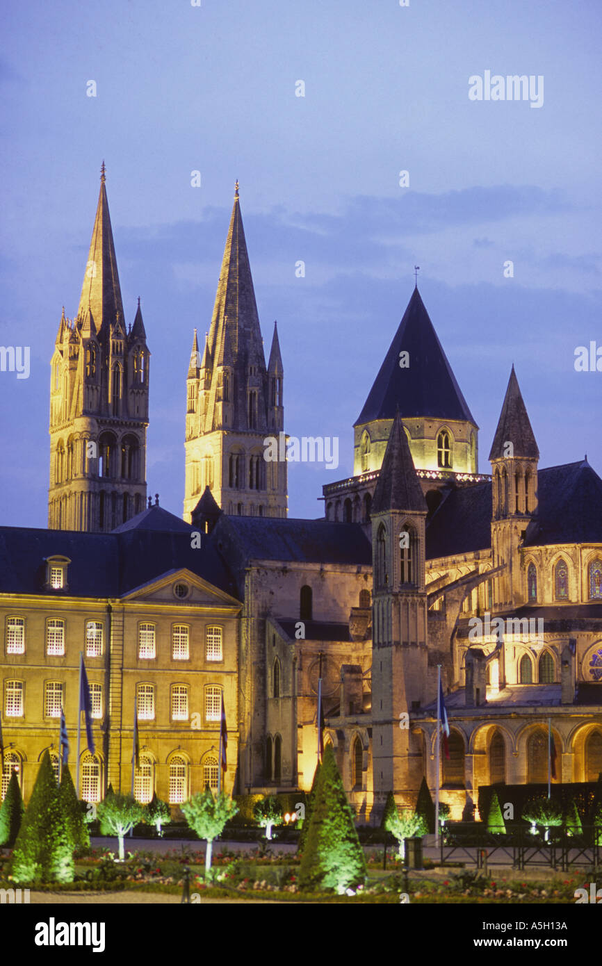 France Normandie Caen St Étienne Etienne Church Abbaye aux Hommes Stock ...