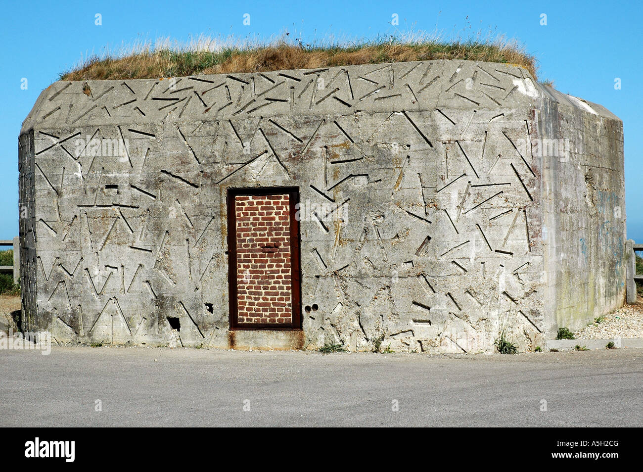Dieppe Normandy France German bunker WWII Atlantic wall Stock Photo - Alamy