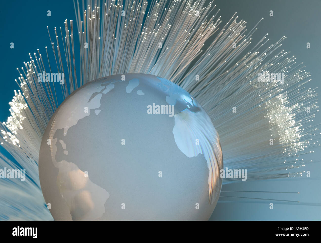 Interconnected globe world technology hi-res stock photography and ...