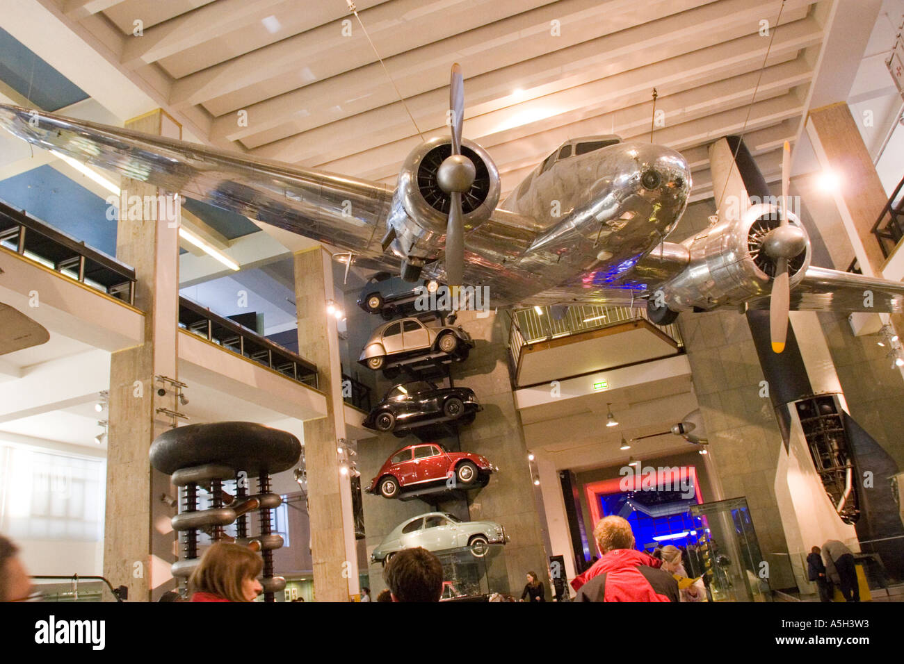 Aircraft on display in the The Science museum, South Kensington London ...