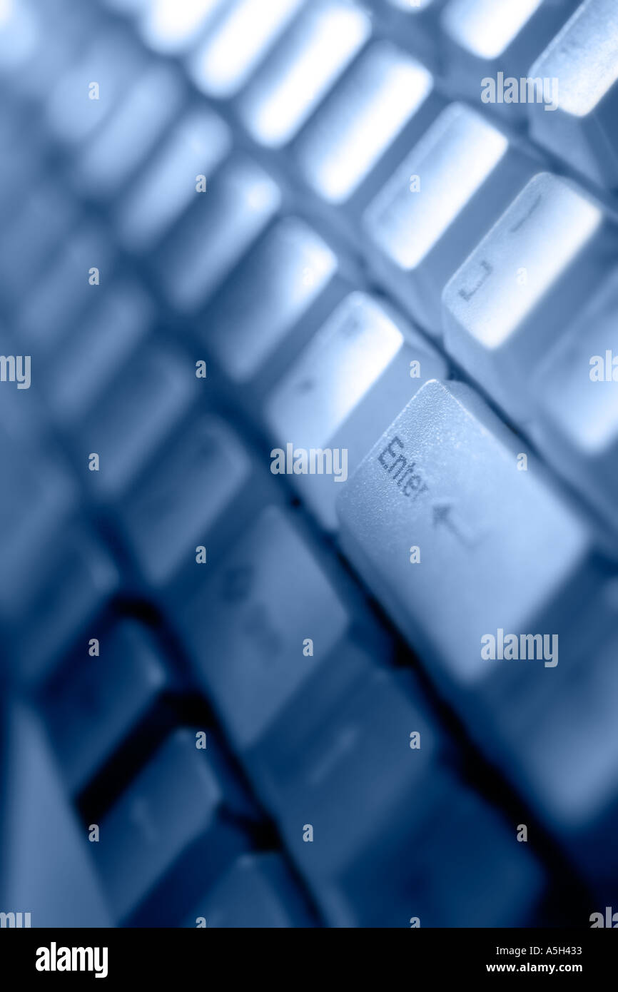 Computer keyboard closeup Stock Photo - Alamy