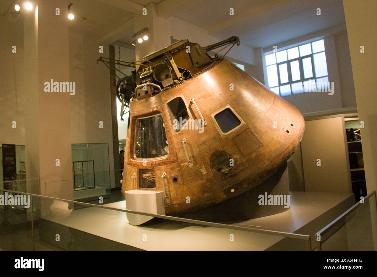 Space capsule exhibits in The Science museum, South Kensington London ...
