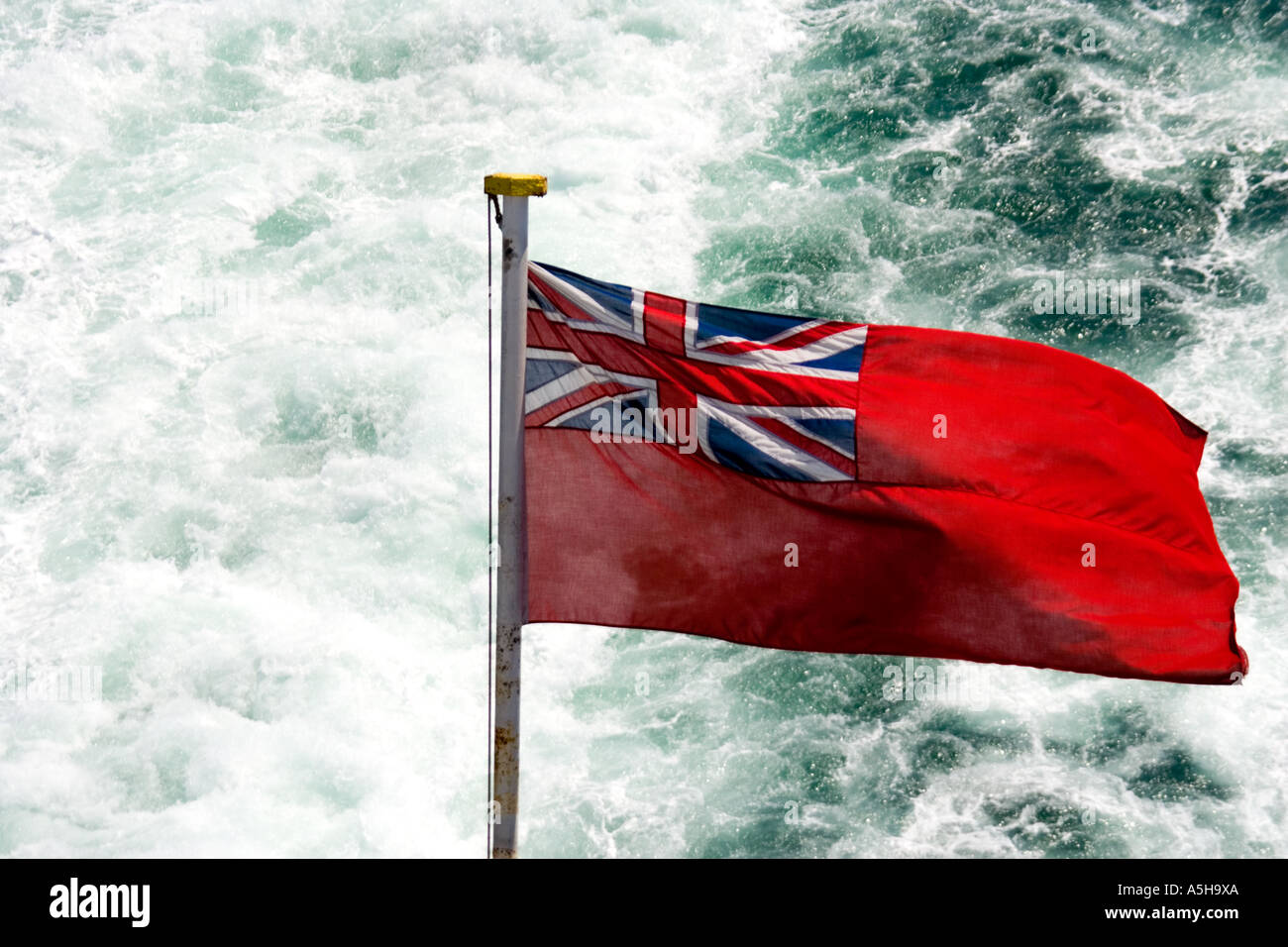 The Red ensign Stock Photo - Alamy