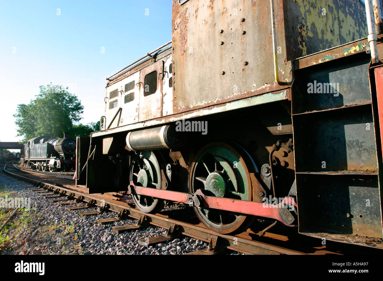 Diesel shunting engine at the Swindon and Cricklade Railway Society ...
