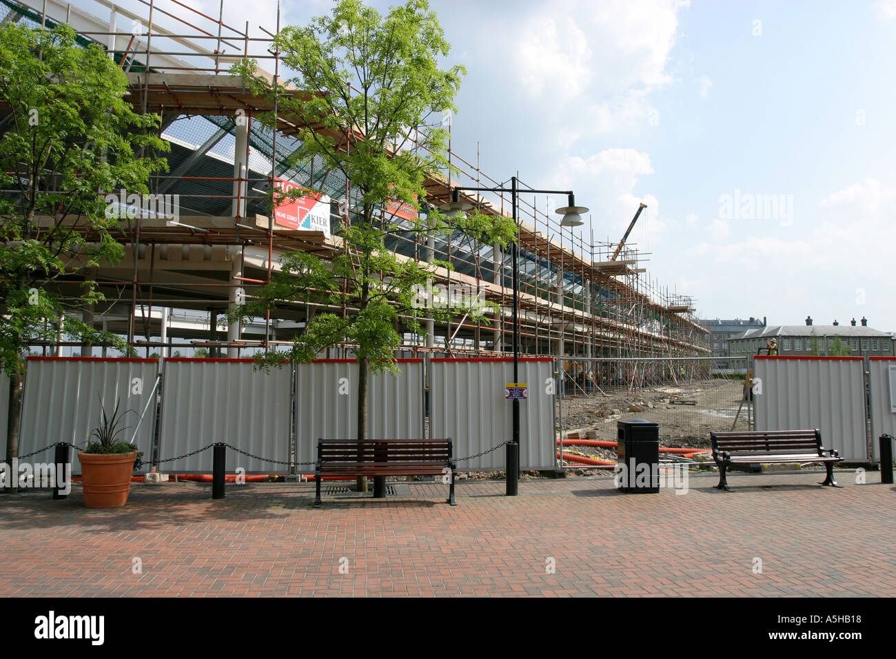 Construction of the new National Trust headquarters in the old GWR ...