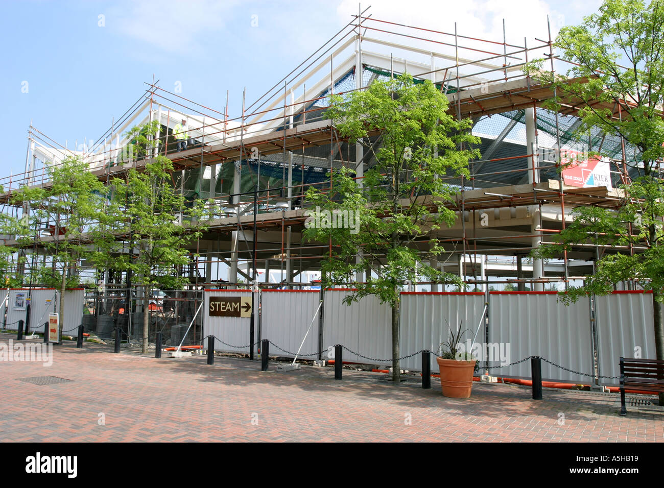 Construction of the new National Trust headquarters in the old GWR ...
