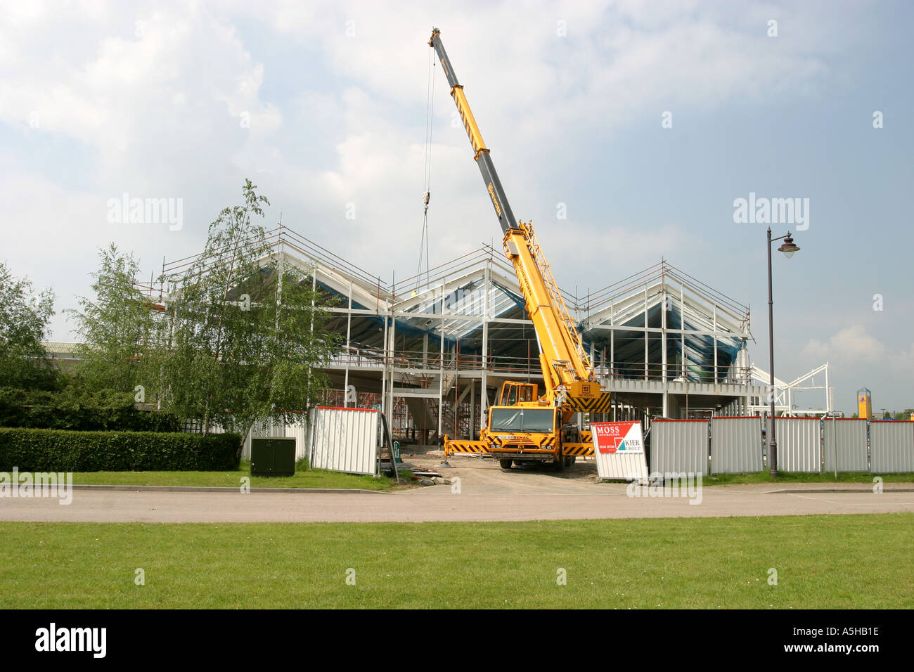 Construction of the new National Trust headquarters in the old GWR ...
