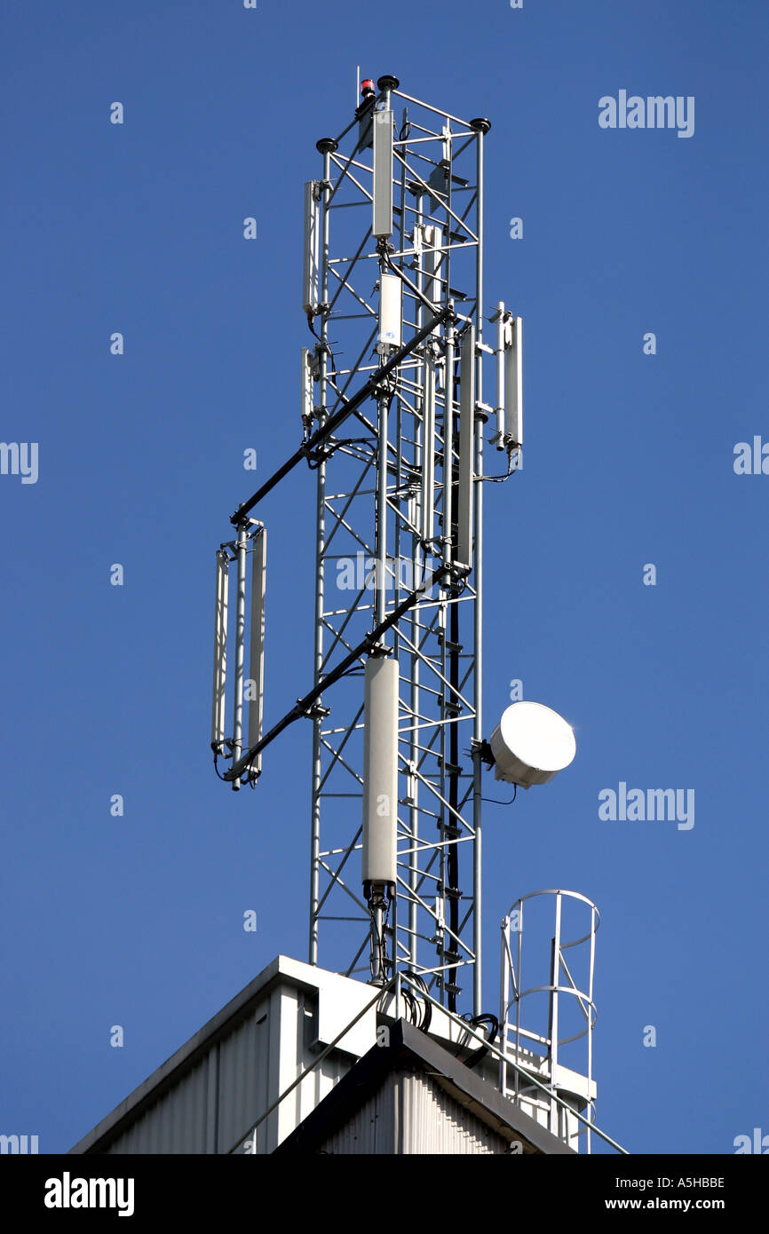 Mobile phones antennas Stock Photo - Alamy