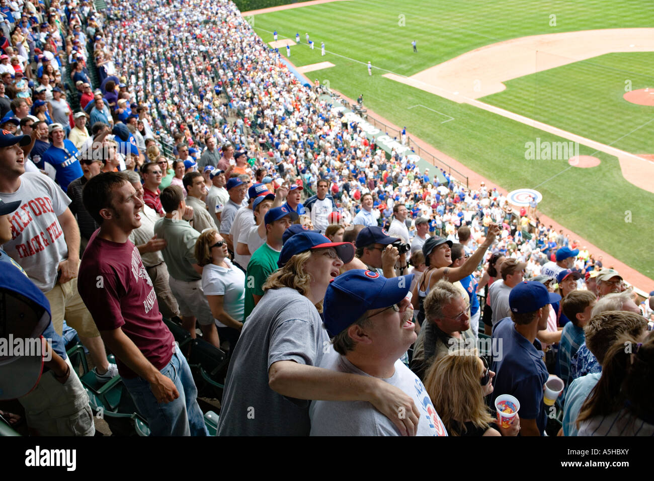 SPORTS Chicago Illinois Crowd stand to sing seventh inning stretch ... SPORTS Chicago Illinois Crowd stand to sing seventh inning stretch ...