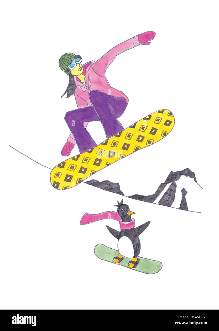 Lady penguin hi-res stock photography and images - Alamy