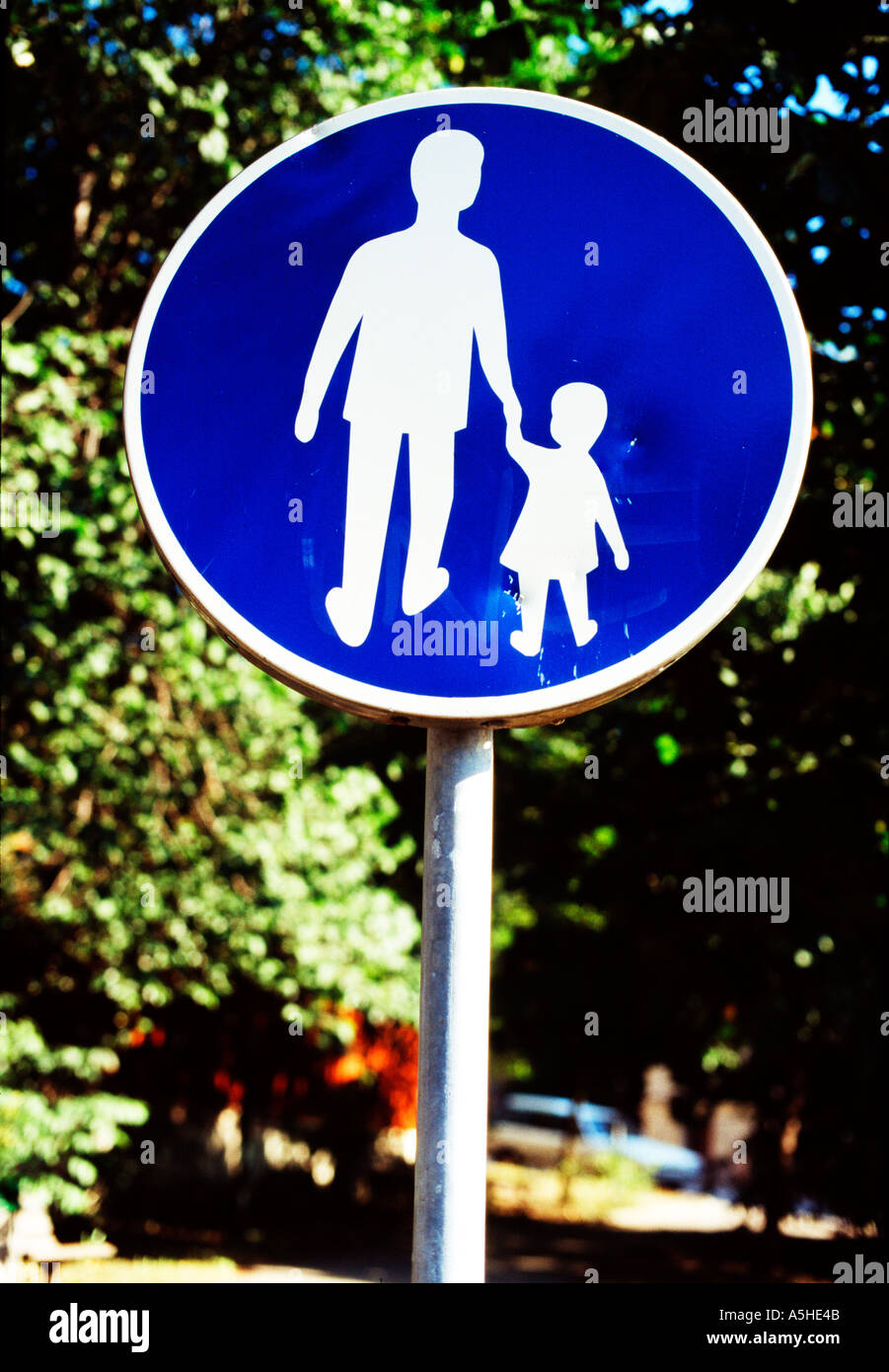 A Pathway walkway sign Stock Photo - Alamy