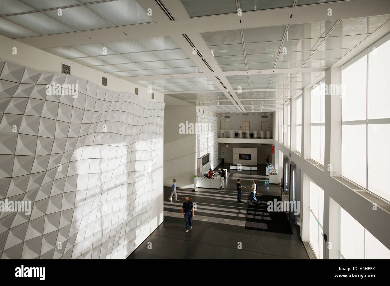 ILLINOIS Chicago Lobby and entrance of Museum of Contemporary Art ...
