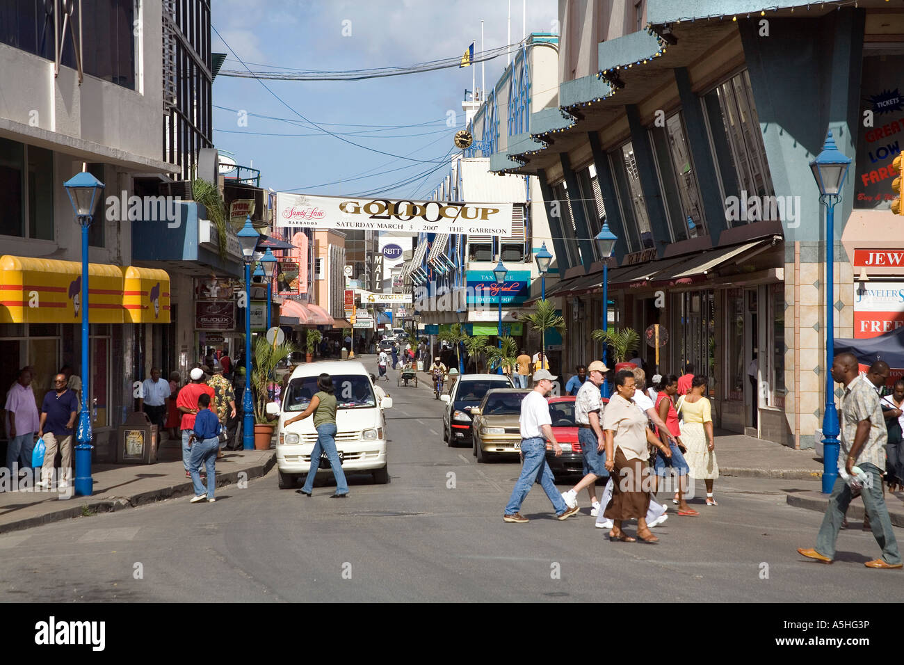 Bridgetown shopping street barbados hi-res stock photography and images ...