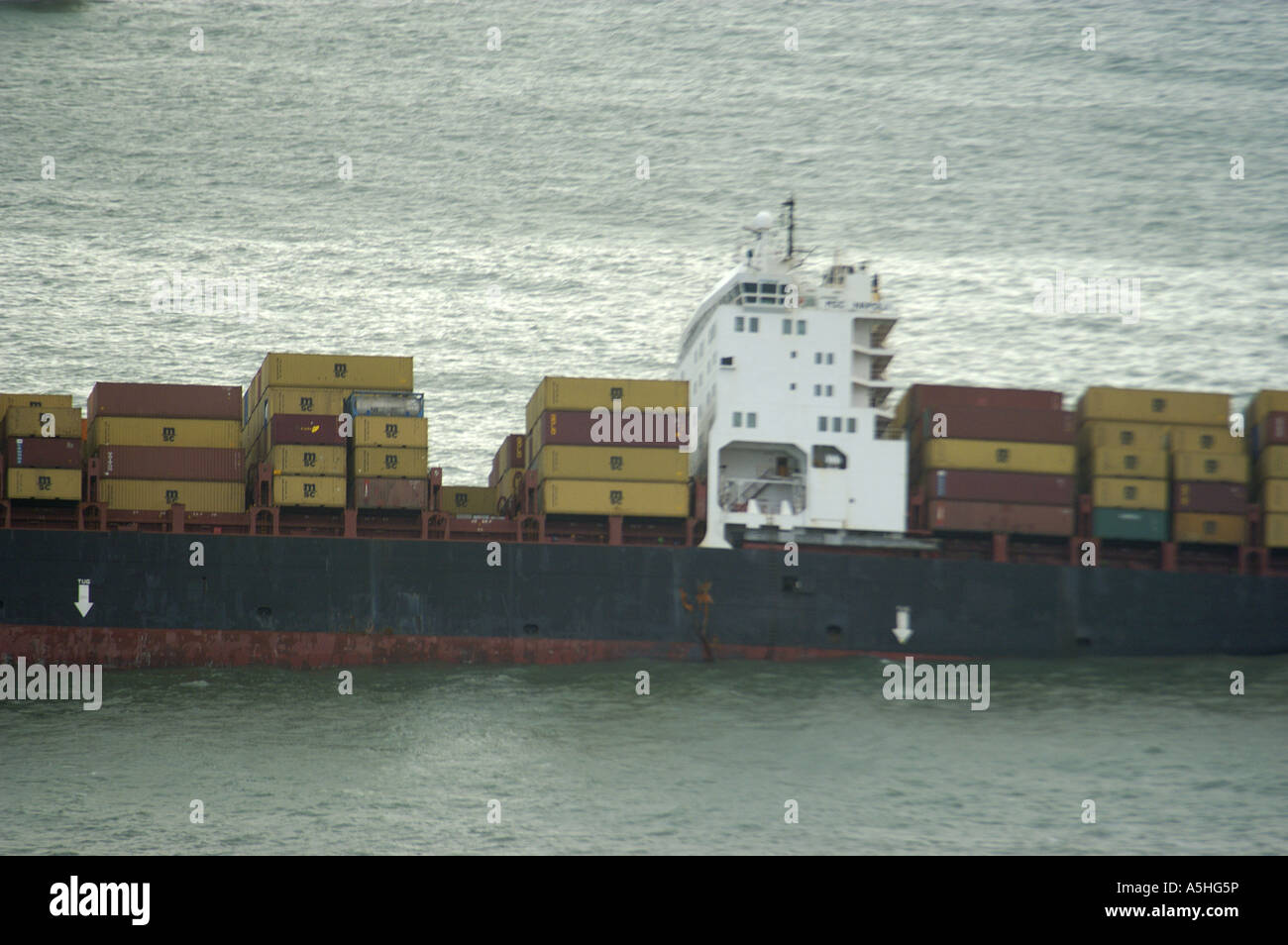 MSC Napoli container ship aground off Branscombe in South Devon ...