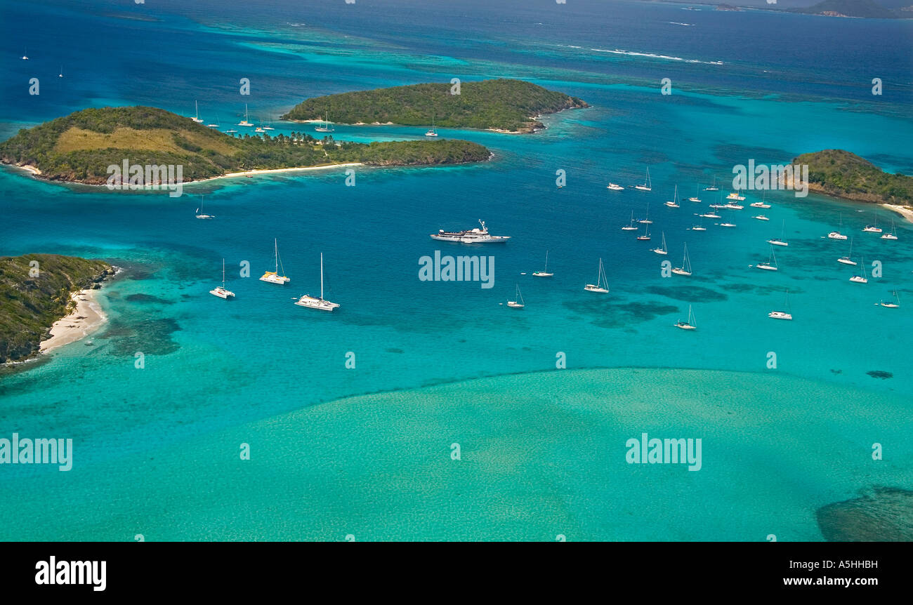 The Tobago Cays in the Grenadines Caribbean Stock Photo - Alamy