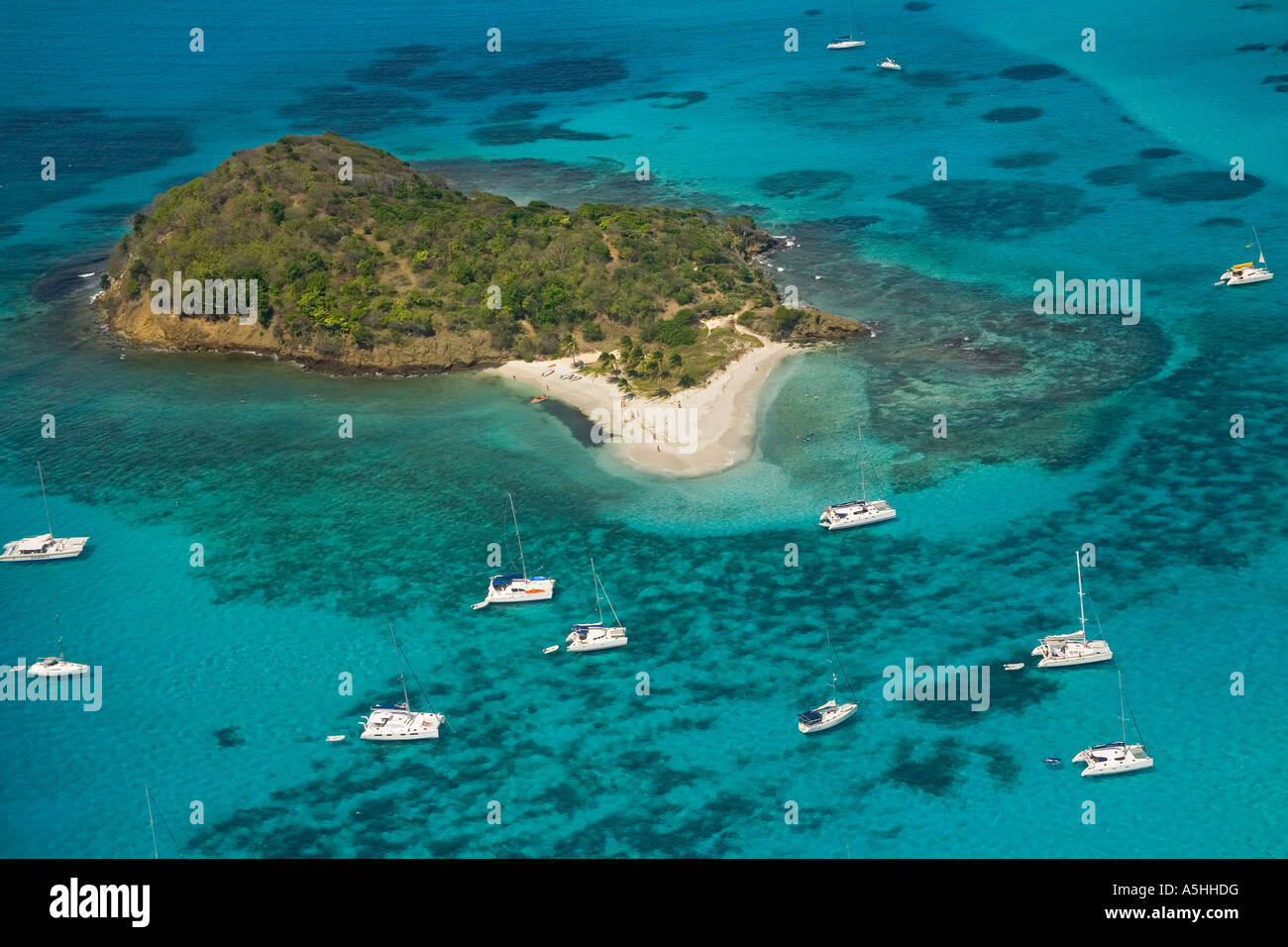 The Tobago Cays in the Grenadines Caribbean Stock Photo - Alamy
