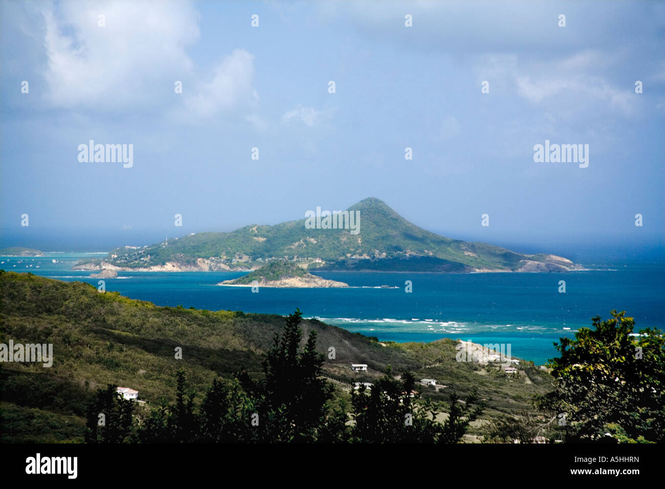 Petite Martinique as seen from Carriacou Grenadines Caribbean Stock ...