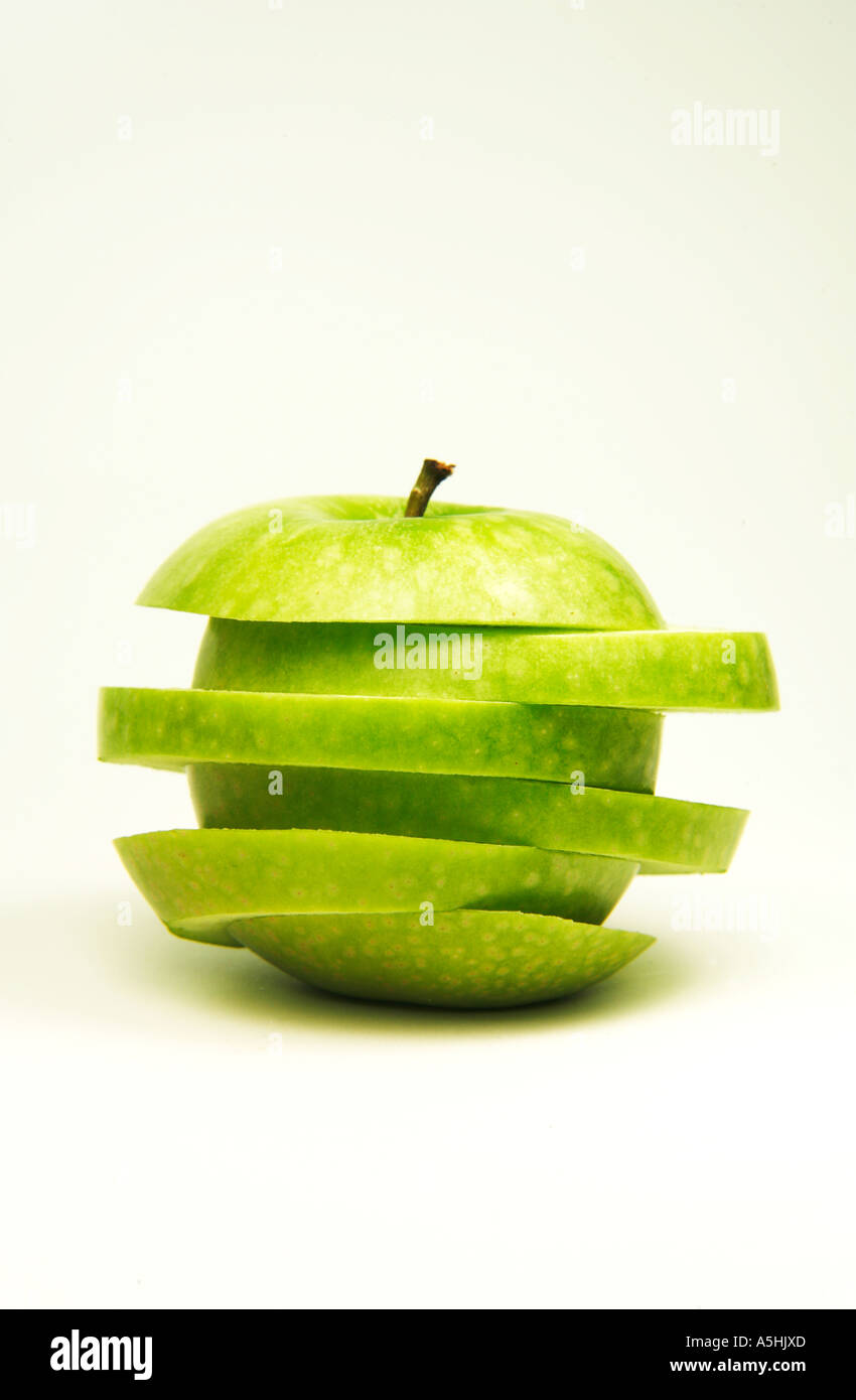 Apple sliced hi-res stock photography and images - Alamy