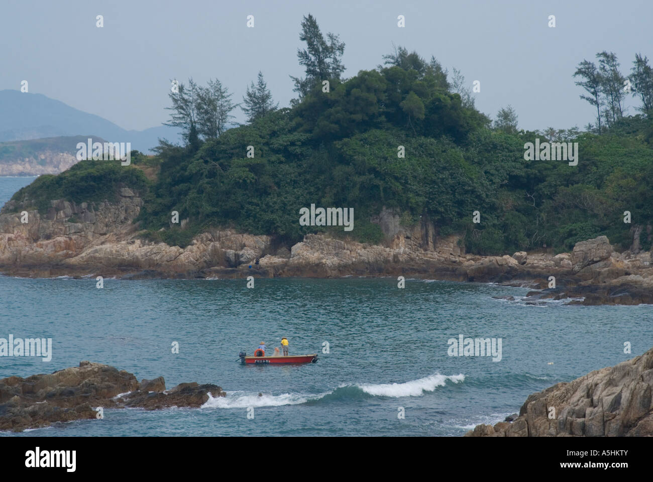 Asia China Hong Kong New Territories Clearwater Bay coastline Stock ...