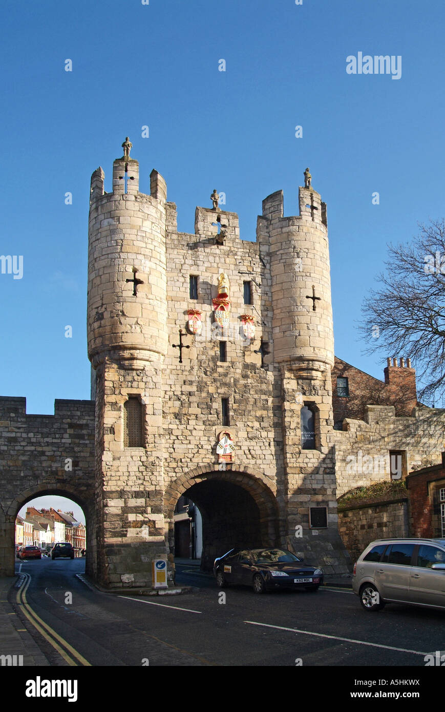 York micklegate bar hi-res stock photography and images - Alamy