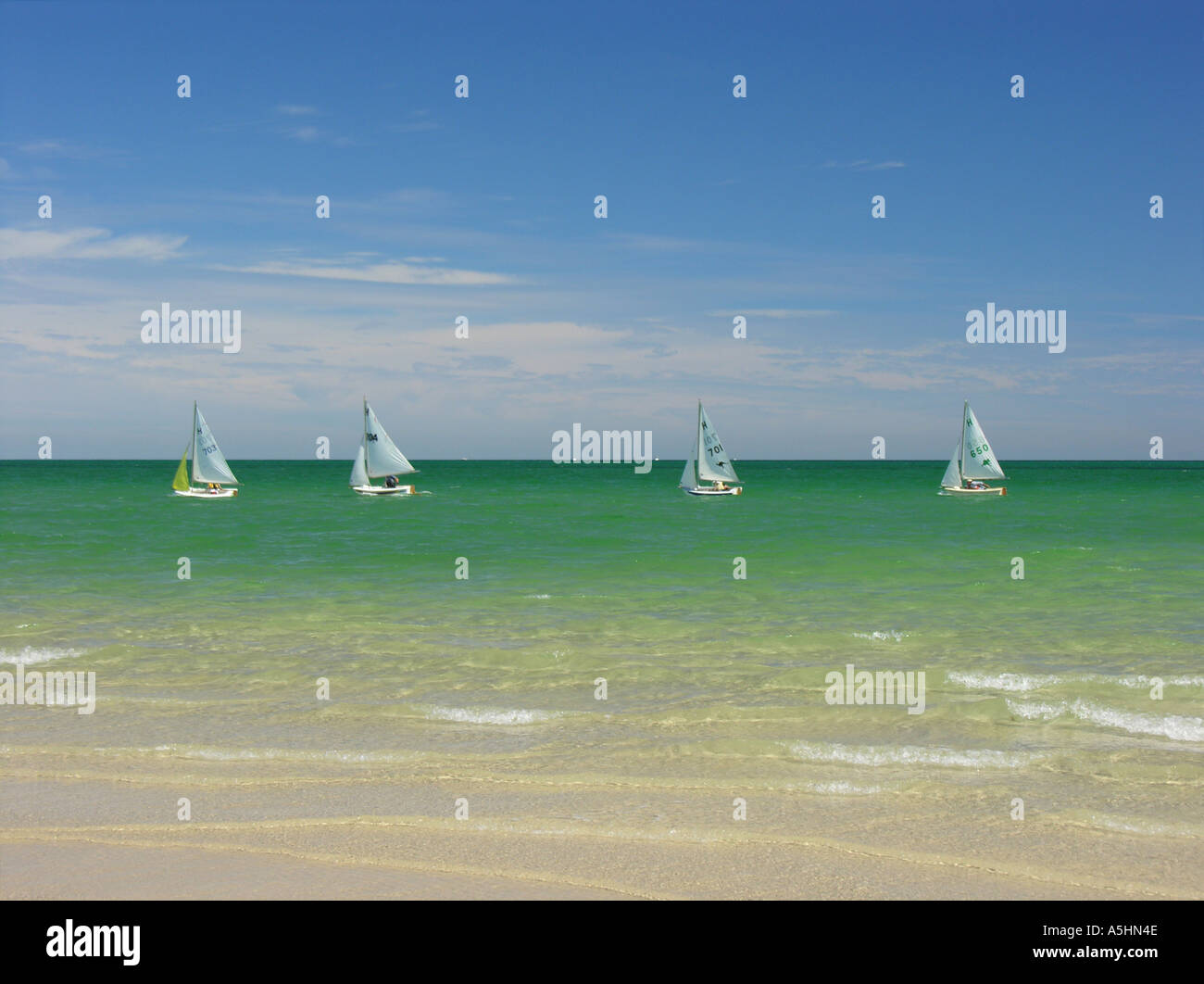 Blue dinghi hi-res stock photography and images - Alamy