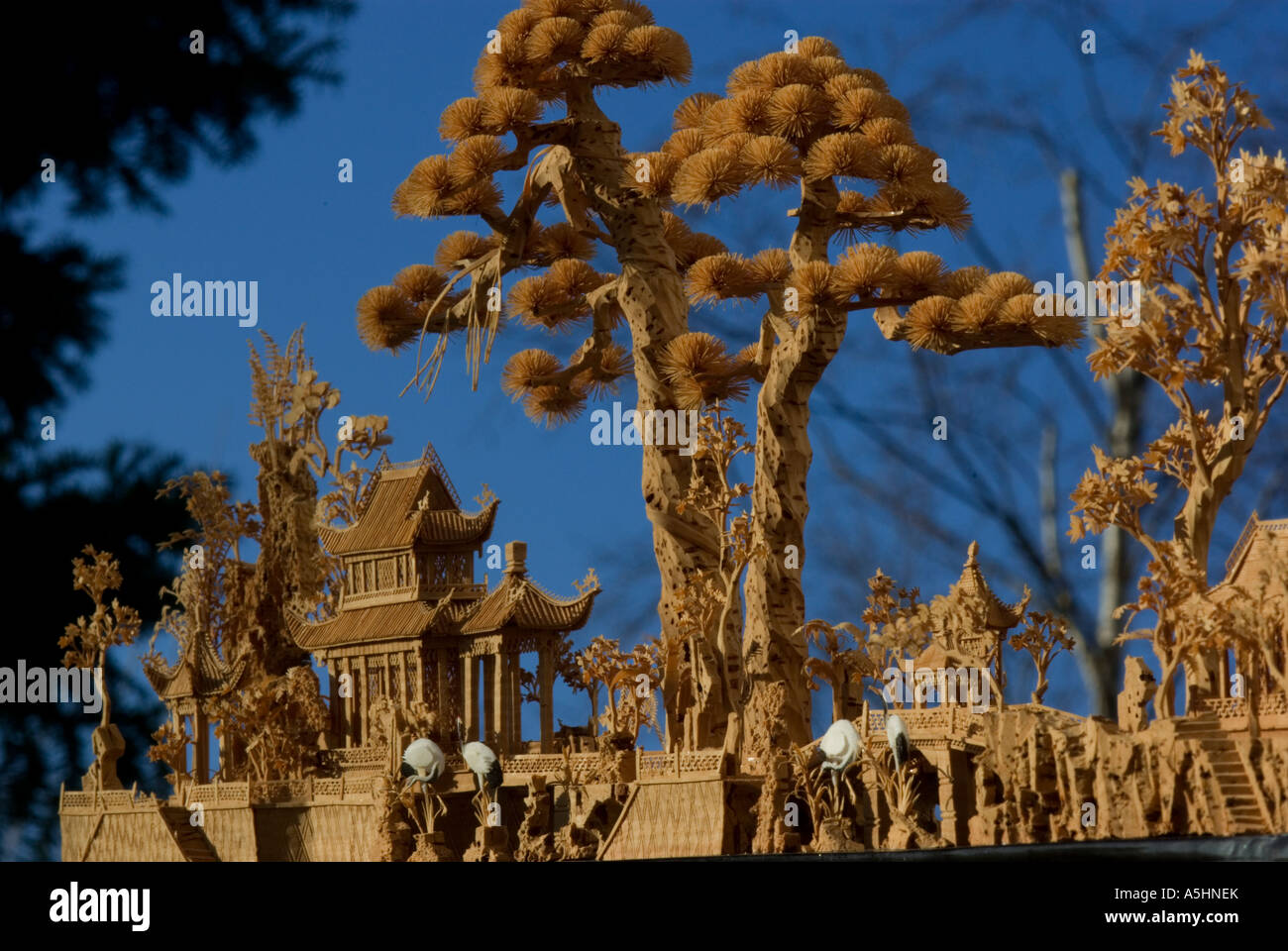 chinese cork ornament Stock Photo - Alamy