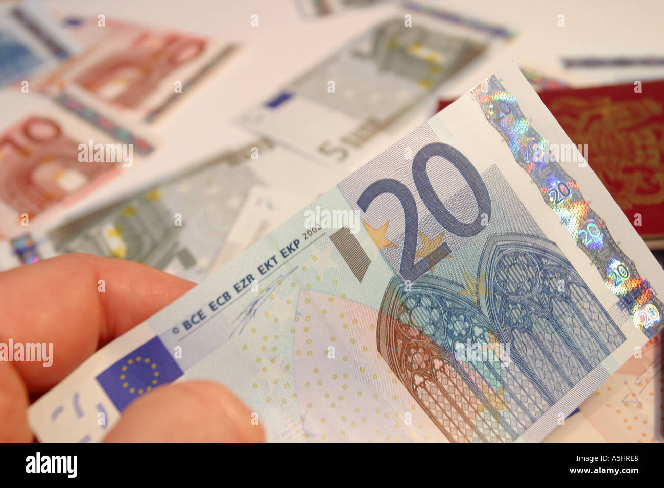 Hand hold variety bank note hi-res stock photography and images - Alamy