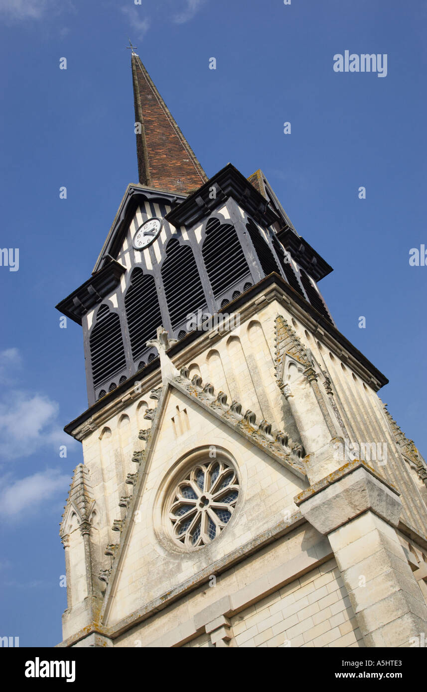 Church at Le Home Varaville Normandy France Stock Photo - Alamy