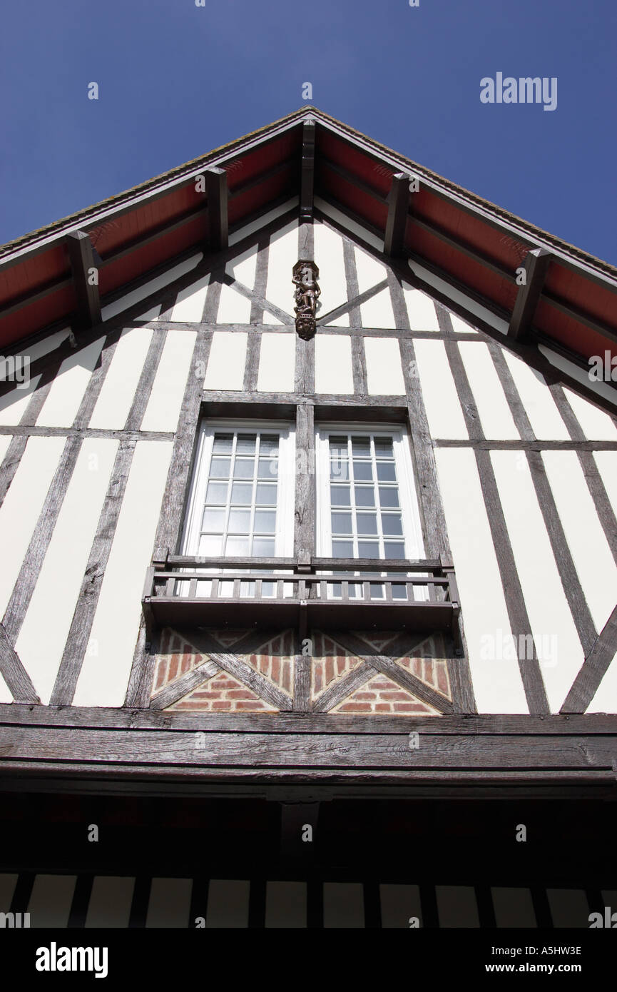 Traditional Normandy Architecture Detail Stock Photo - Alamy