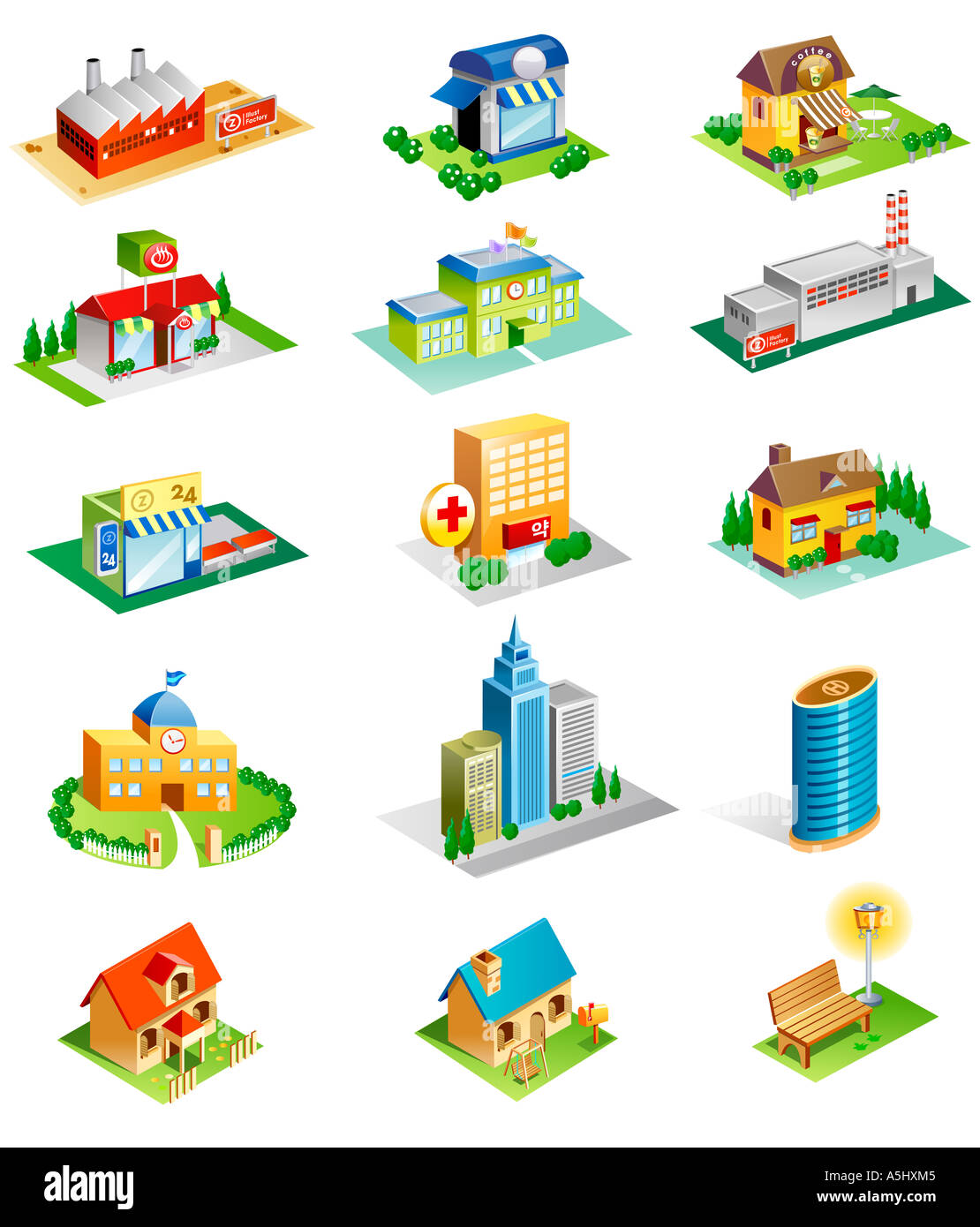 Pharmacy factory Cut Out Stock Images & Pictures - Alamy