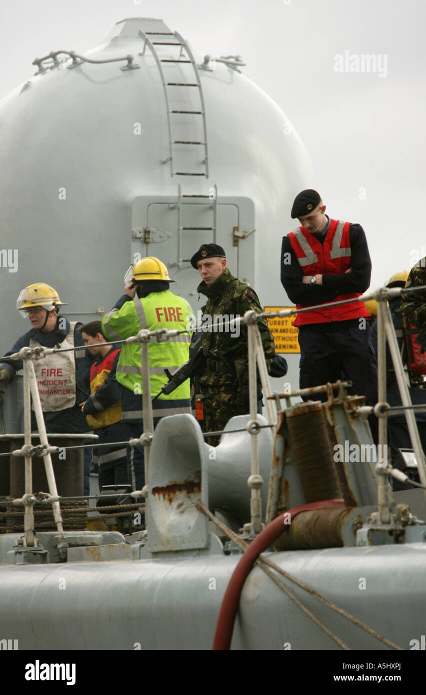 Naval firefighters hi-res stock photography and images - Alamy