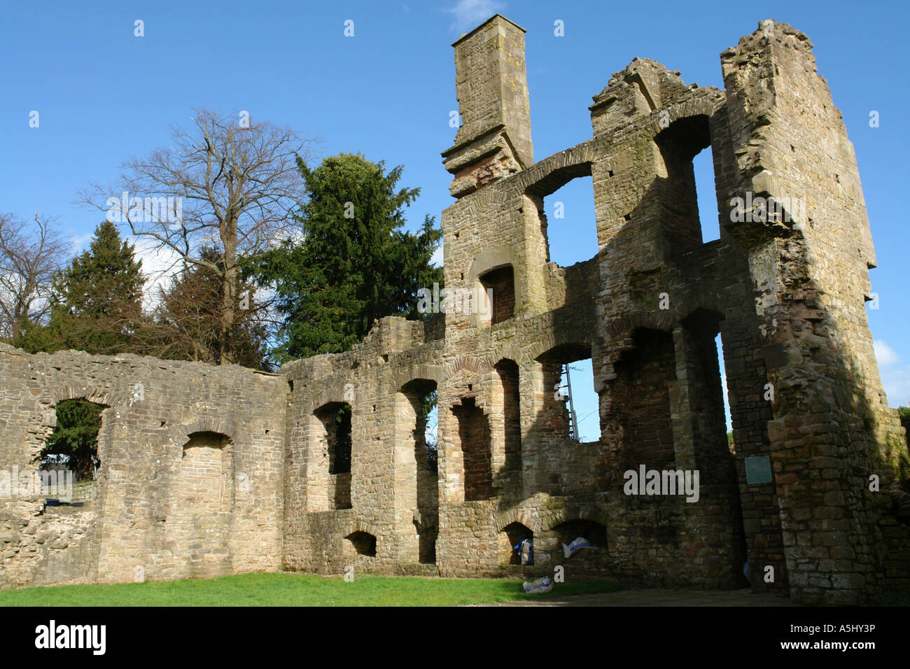Magor welsh village ruin hi-res stock photography and images - Alamy