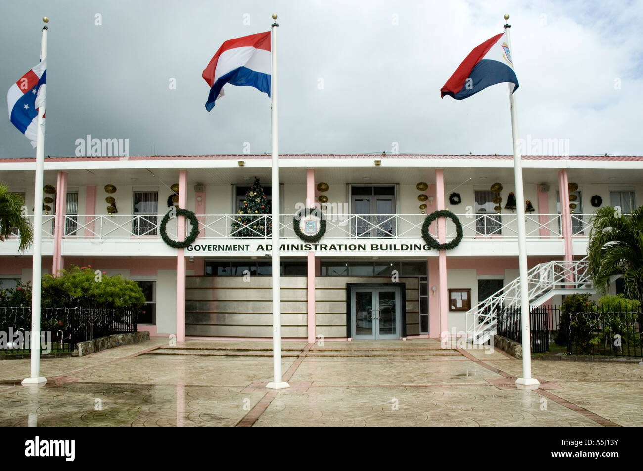 Government Administration Building, Philipsburg Stock Photo - Alamy