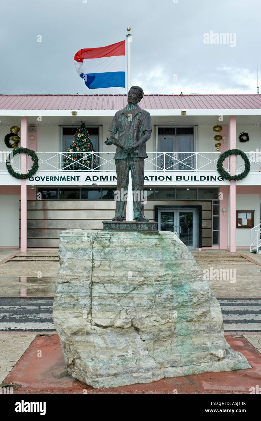 Statue of Dr Claude Wathey, (The Ole Man) 1923-1993, Philipsburg Stock ...