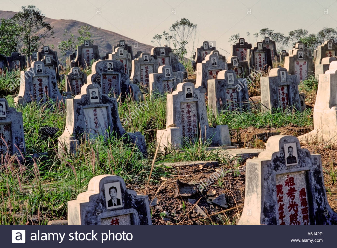 Wo Hop Shek cemetery, Hong Kong Photo 1979 Stock Photo: 11322333 - Alamy