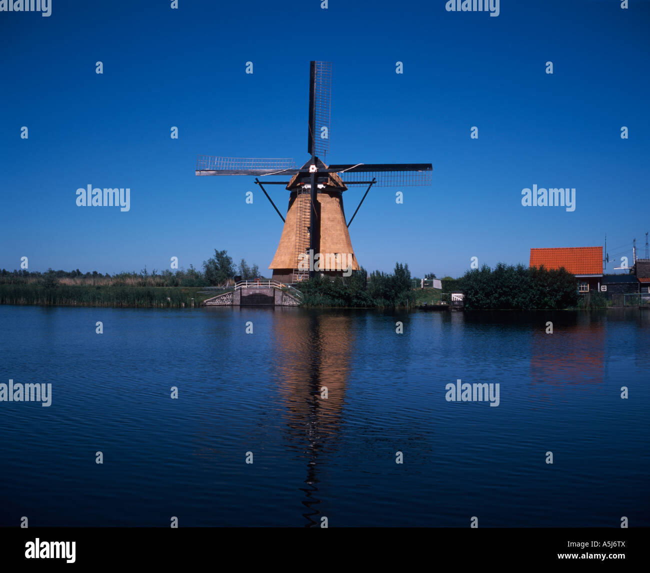 Typical dutch tower mill hi-res stock photography and images - Alamy