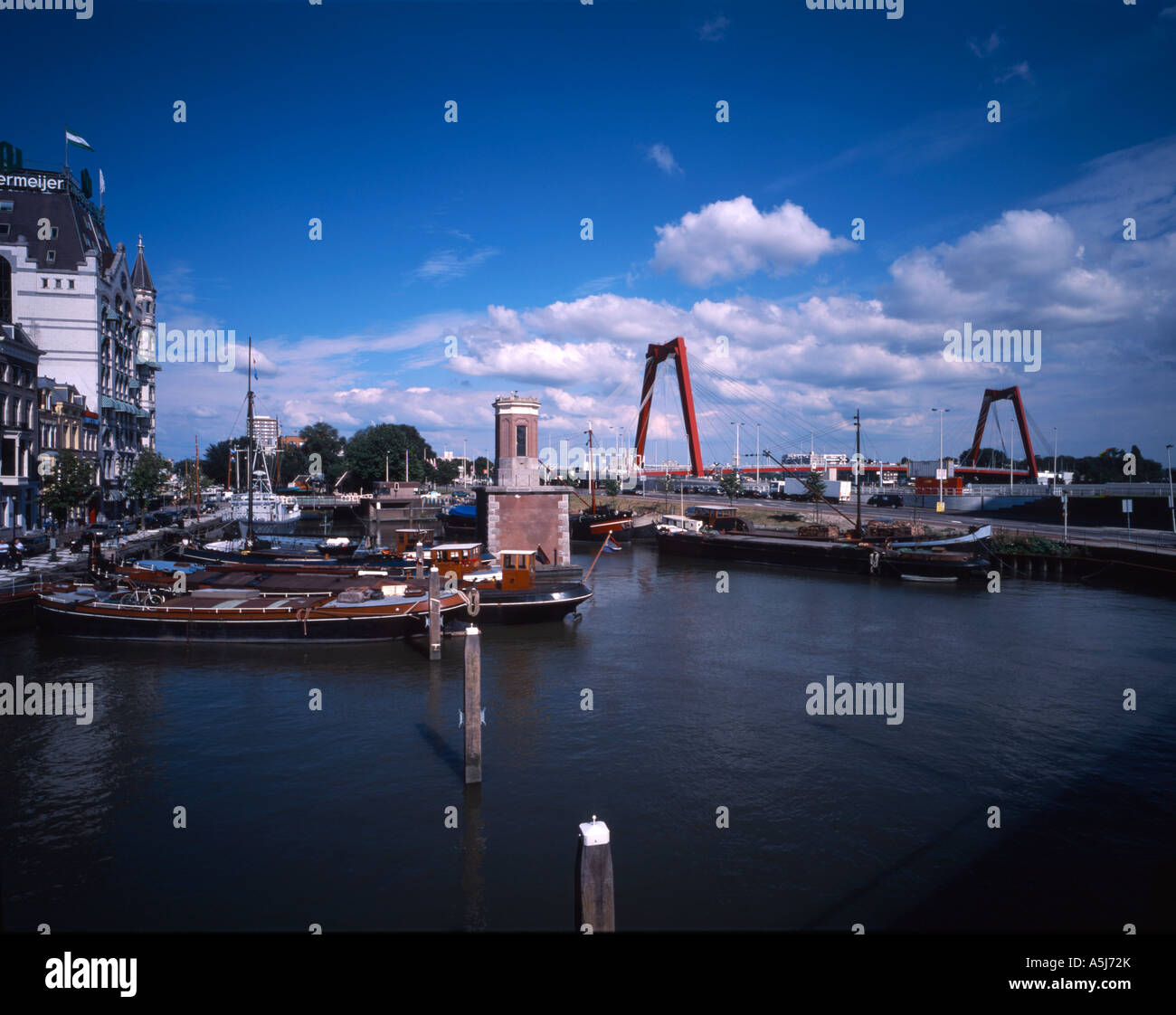 Willemsburg Bridge Rotterdam Holland Stock Photo - Alamy