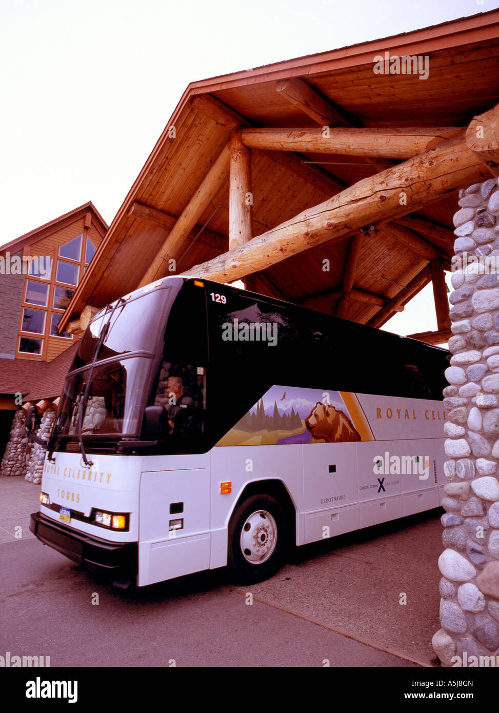 Tour bus wilderness hi-res stock photography and images - Alamy