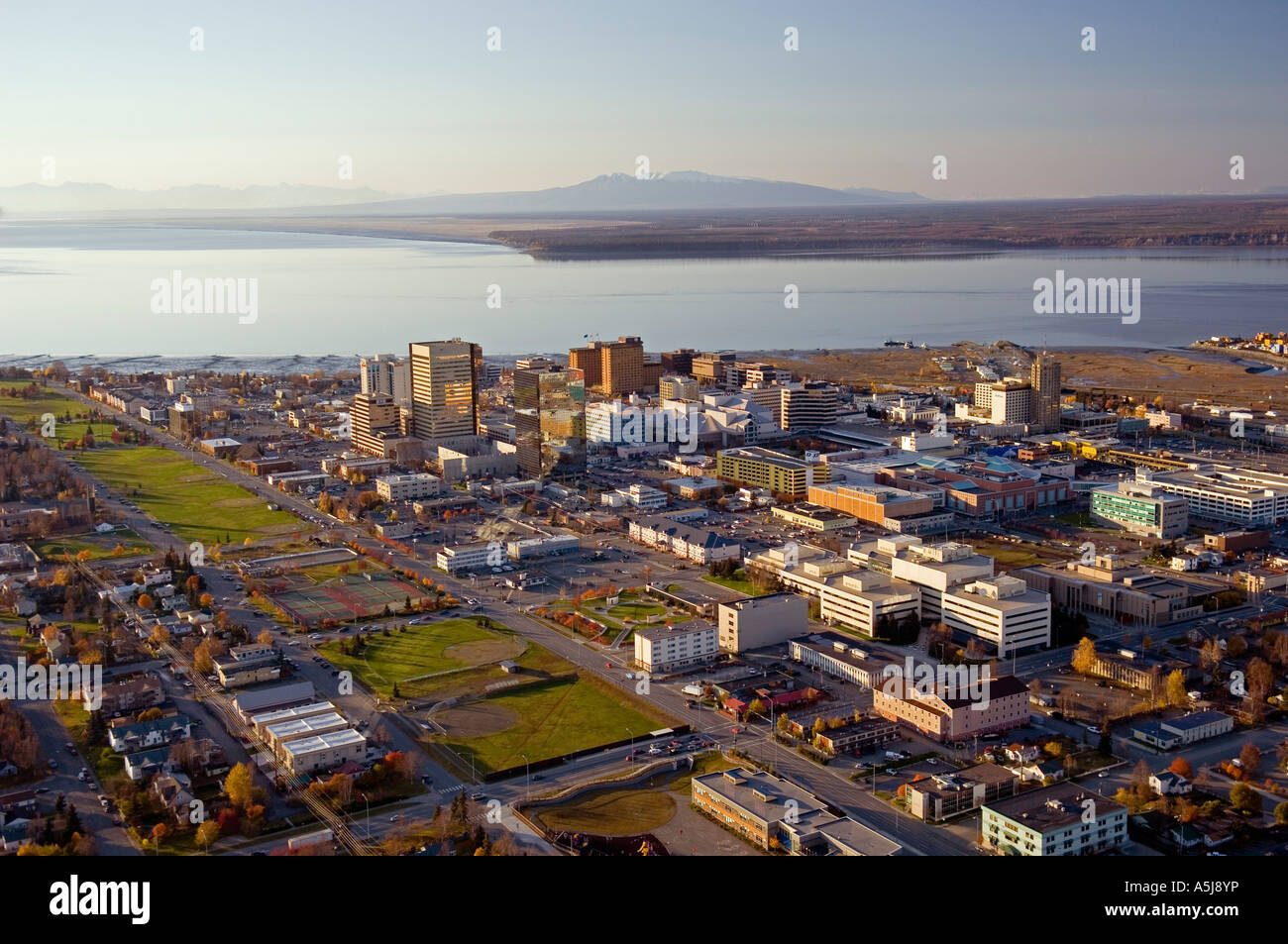 Anchorage down town hi-res stock photography and images - Alamy