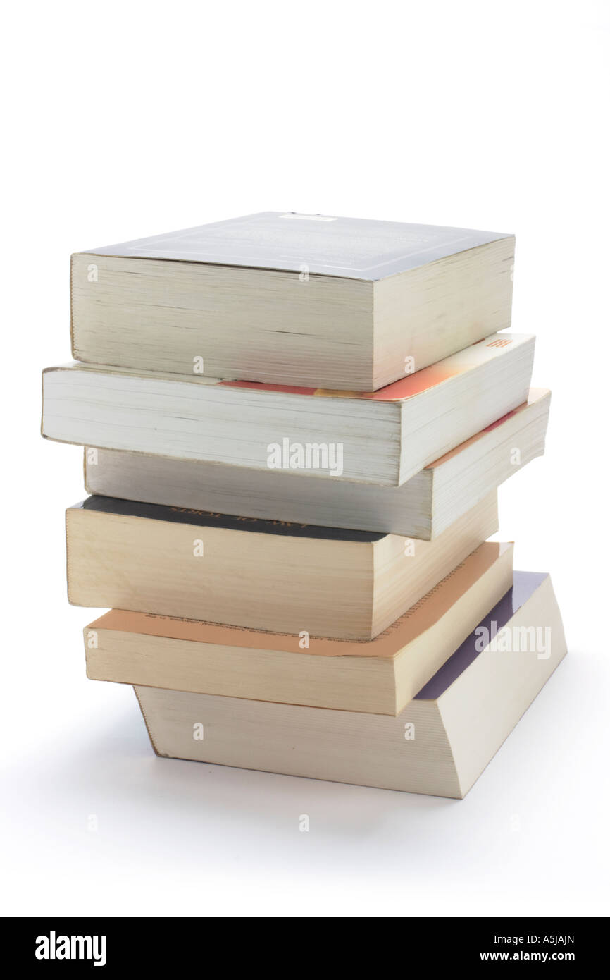 Stack of Books Stock Photo - Alamy