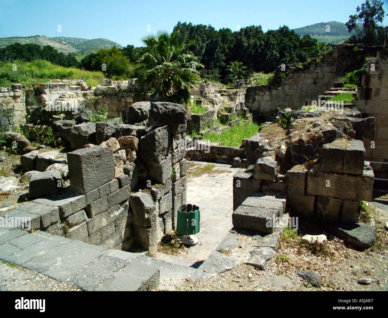 Roman ruins at Hamat Gader Israel Stock Photo - Alamy