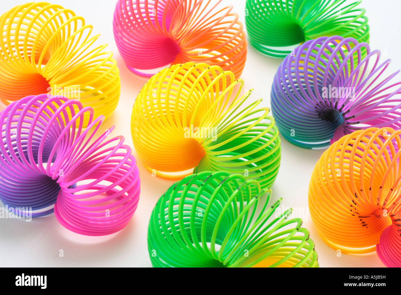 Coil Spring Toys Stock Photo - Alamy